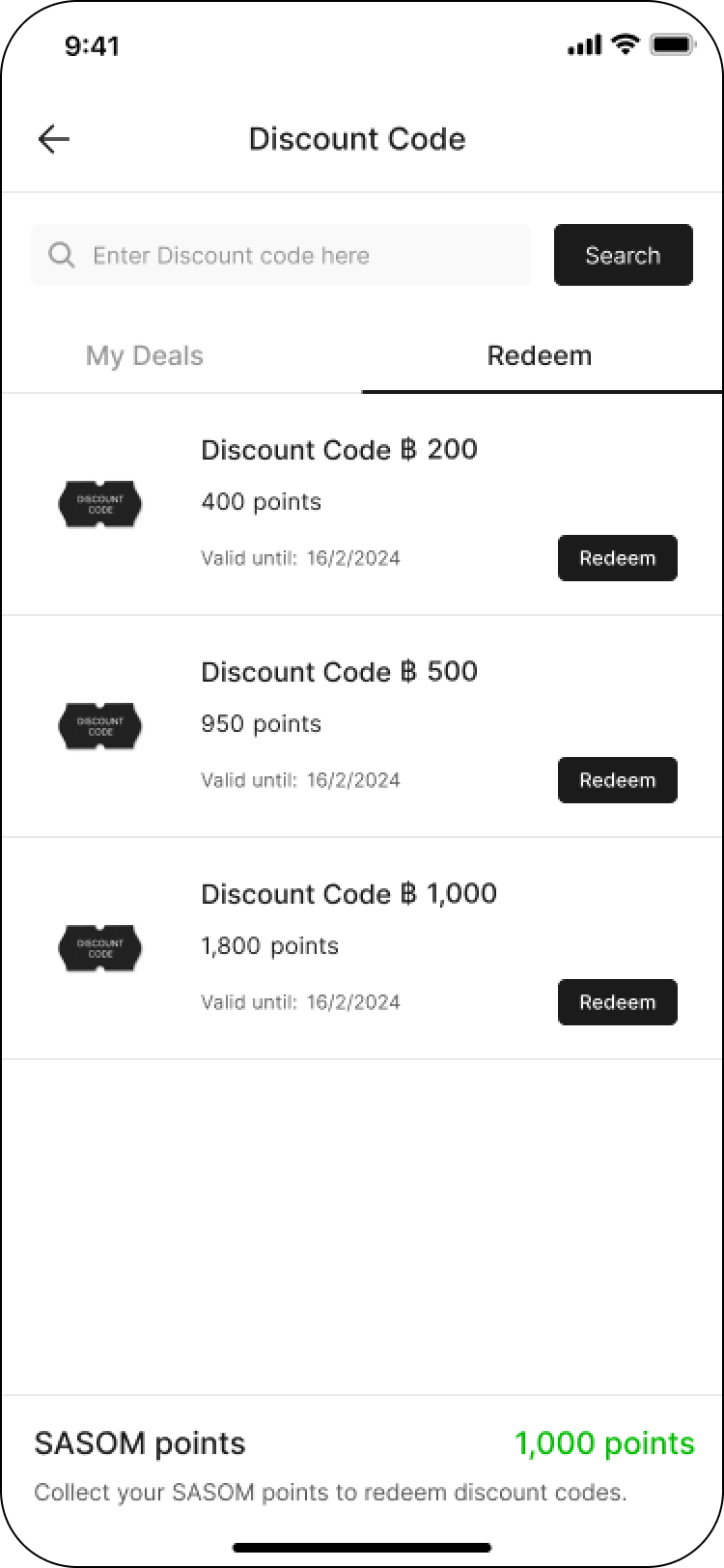 How to redeem SASOM points? – Help Center